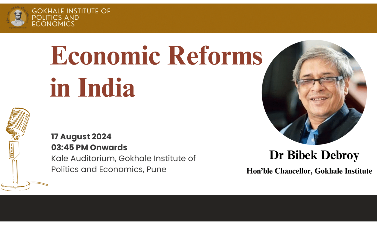 Special Lecture by Dr Bibek Debroy – Gokhale Institute Of Politics And ...